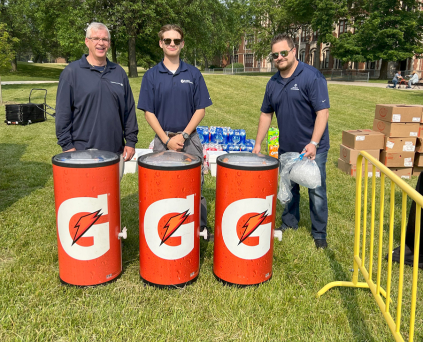 Michigan Branch Office employees volunteer at Occupy the Corner ...